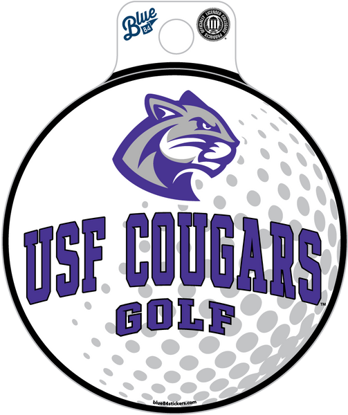 Blue 84 New Golf Sticker – Cougar Central
