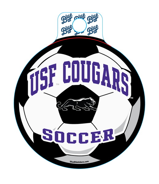 Clearance - Blue 84 Soccer Sticker – Cougar Central