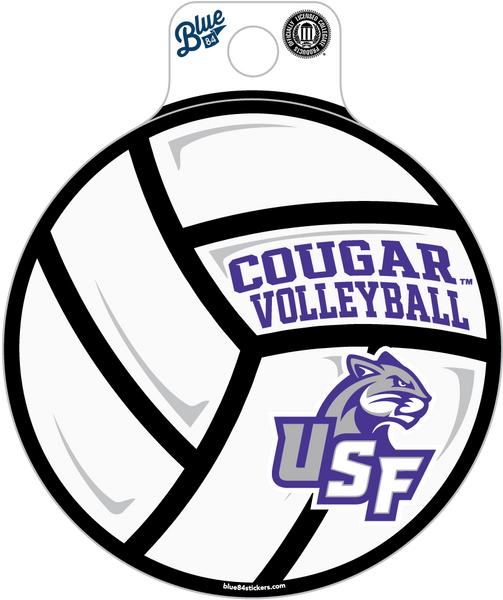 Blue 84 New Volleyball Sticker – Cougar Central