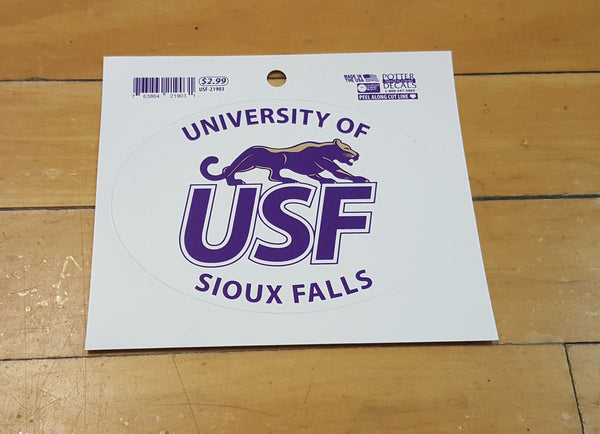Clearance - Potter Decals Oval USF Sticker – Cougar Central
