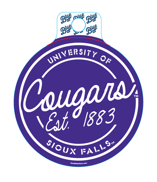 Blue 84 Papercrete Sticker – Cougar Central