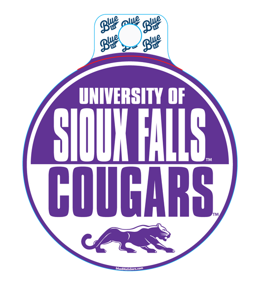 Blue 84 Slam Circle Sticker – Cougar Central